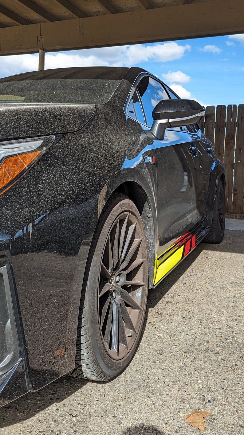 GR Corolla Side Skirt Rocker Panel Sticker Cut Vinyl Decal - [GR ...