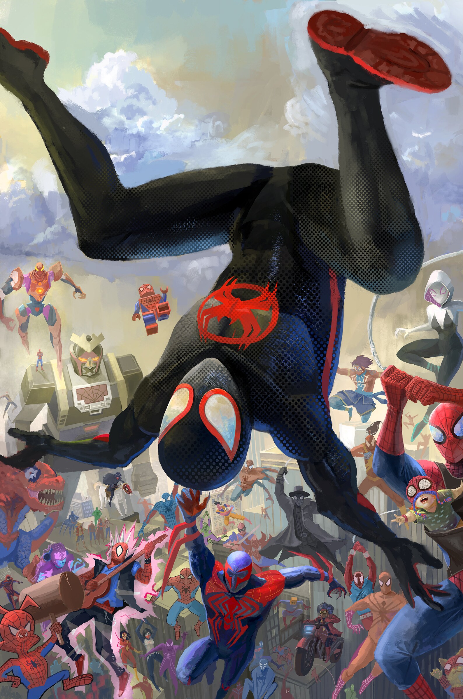Spider-verse Poster - Etsy