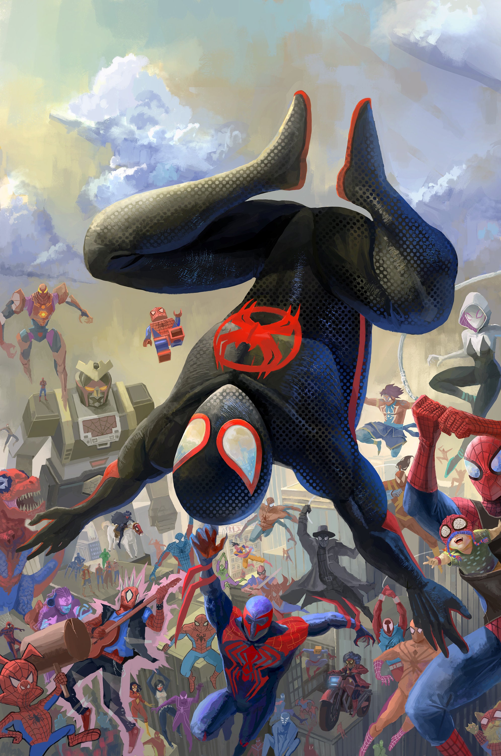 Spider-verse Poster - Etsy