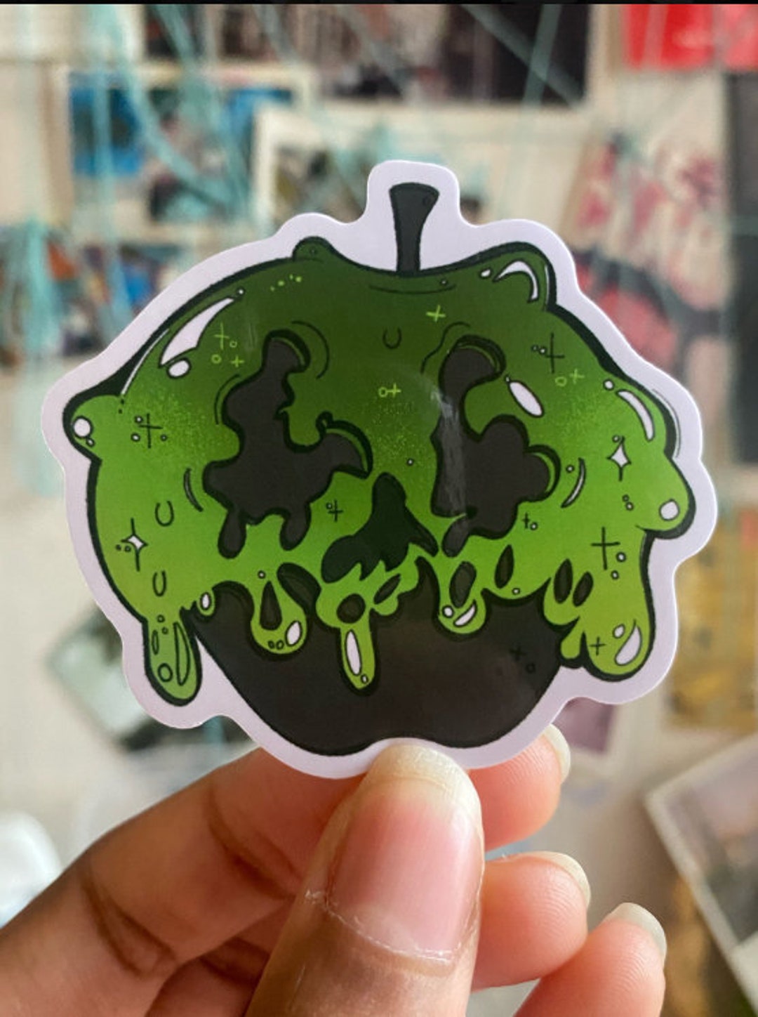 Poison Apple Horror Punk Vinyl Sticker - Etsy
