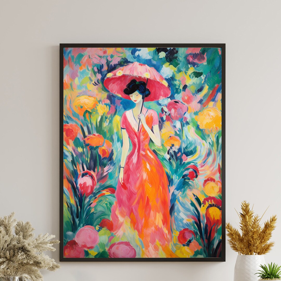 Maximalist Wall Art, Colorful Poster, Trendy Poster , Abstract Wall Art ...