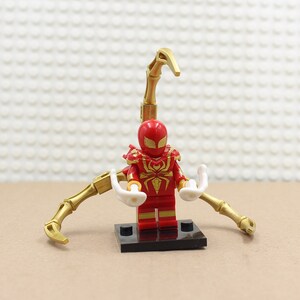 Custom Figure Iron Spider Minifig for Spider-man Comic Fan Rare - Etsy
