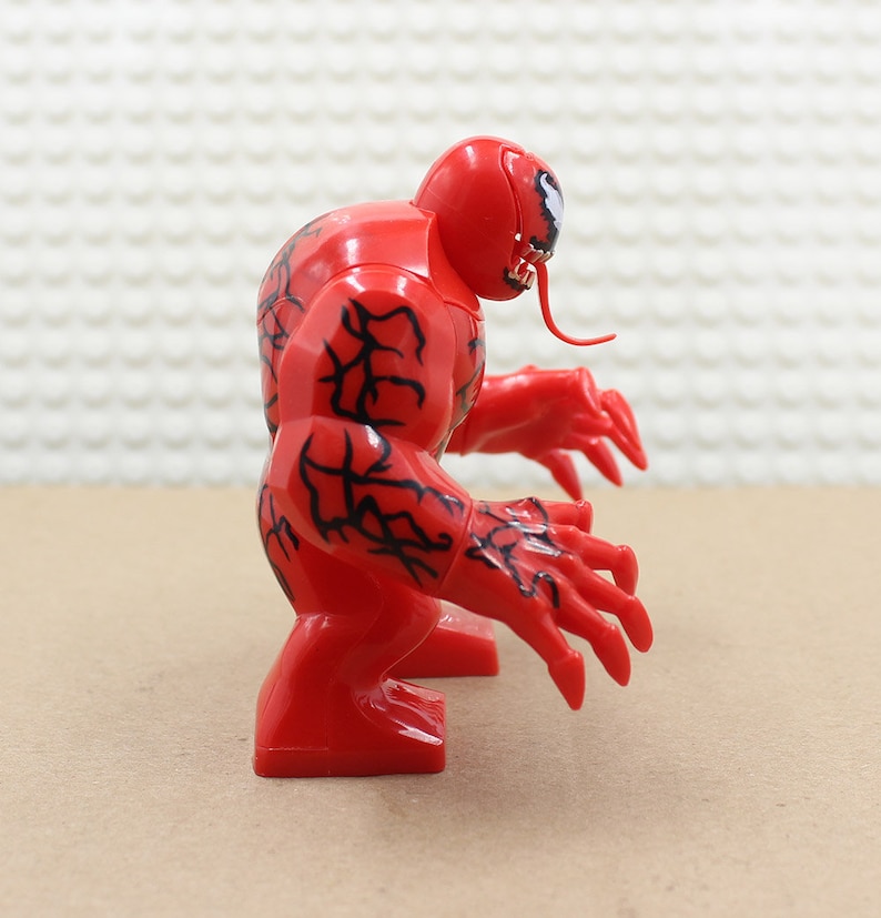 Custom Big Figure Carnage Bigfig Mini-figure for Venom Super Hero Comic ...