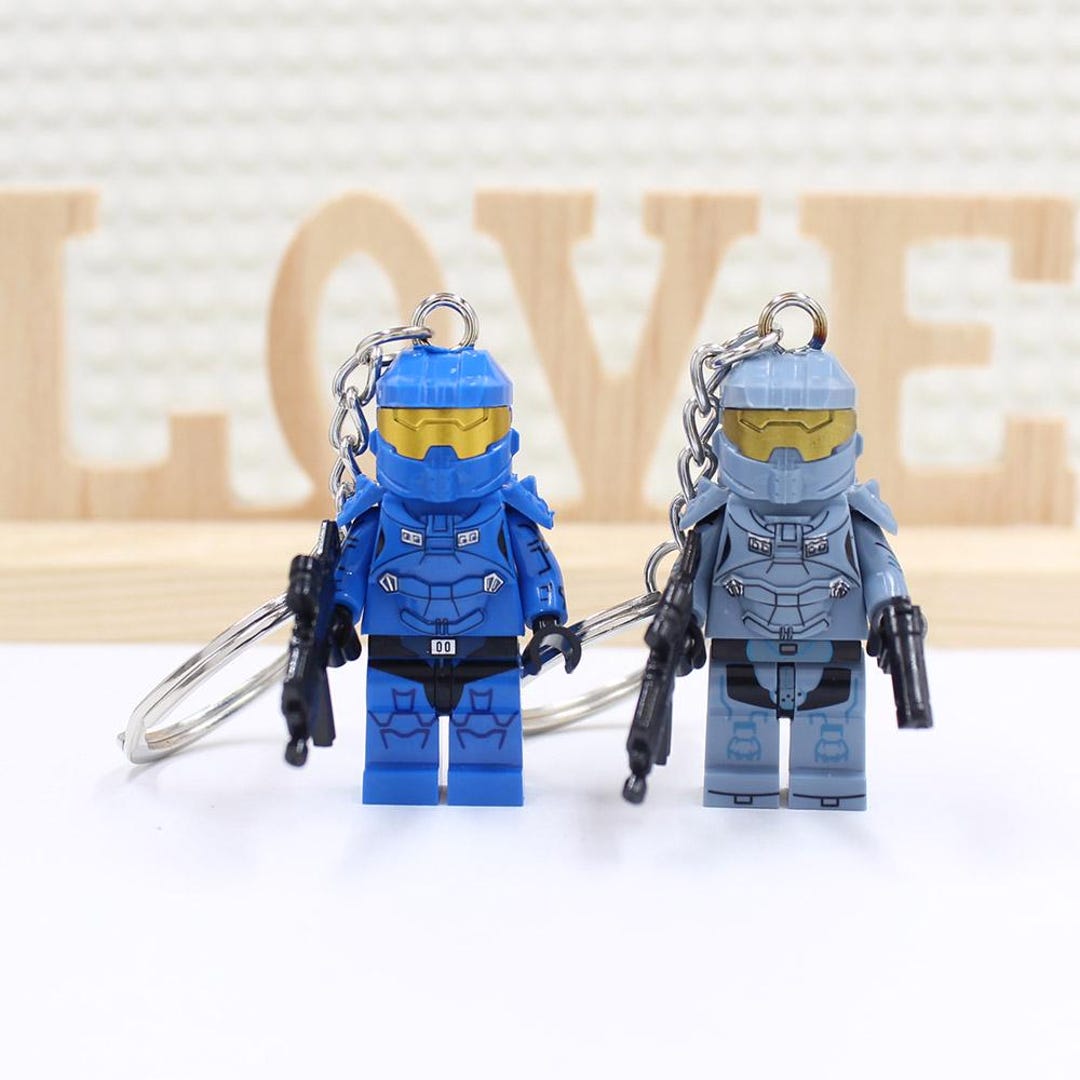 Custom Made Keychain "it's Time to Fight, Warrior !!" Space Halo ...