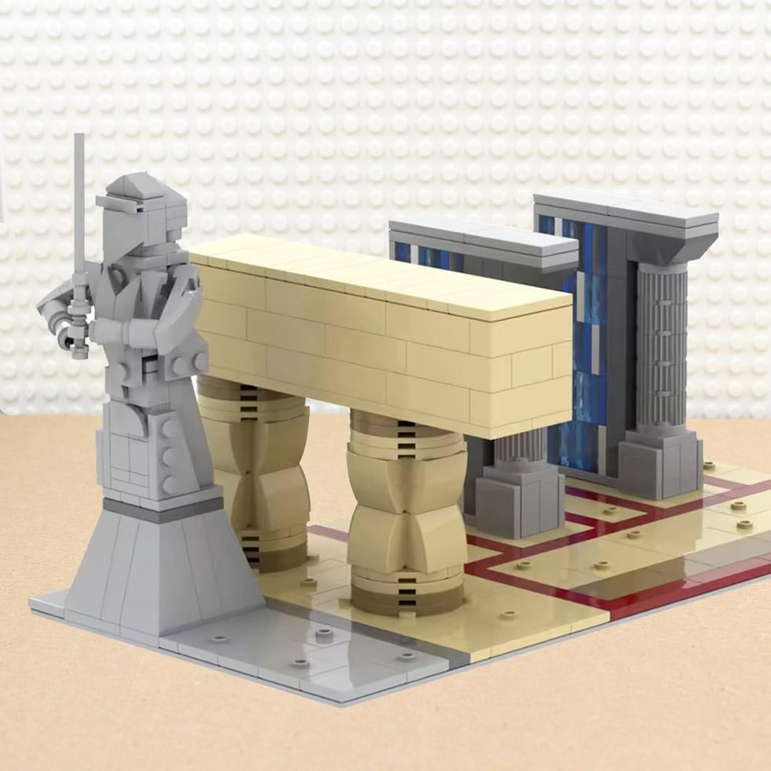 Brand New Custom Made the Jedi Temple Purge Scene Block Set for Star ...