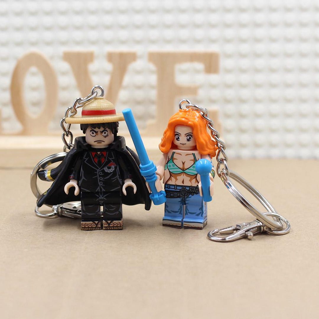 Custom Keychain i Love You, Nami Luffy and Nami Custom Keyring for the ...