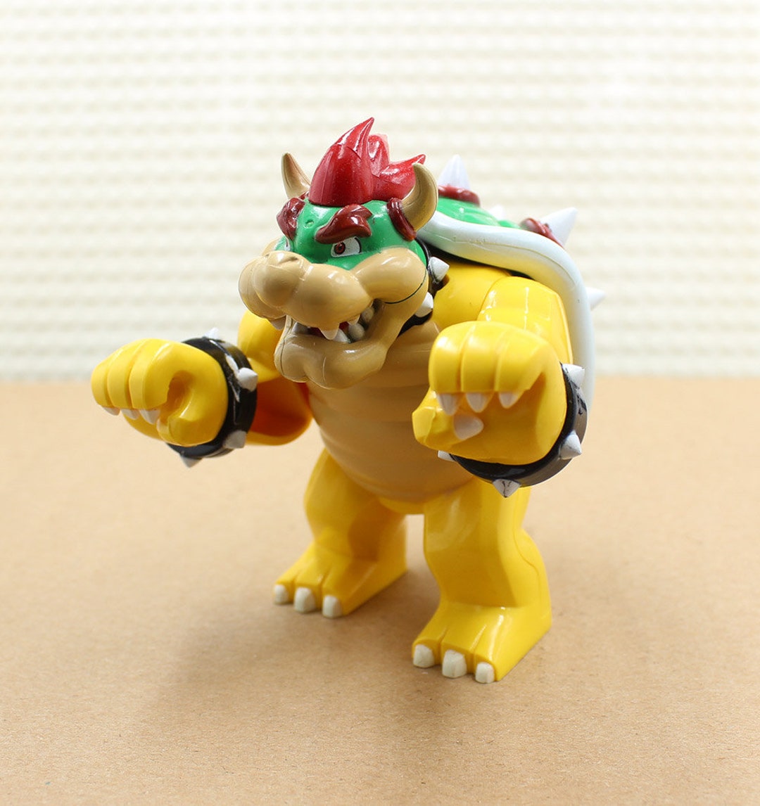 Custom Big Figure Bowser Big Minifig for Video Game Mario Bros Fan - Etsy