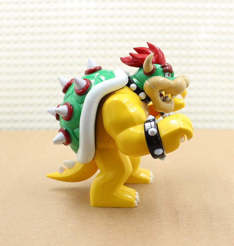 Custom Big Figure Bowser Big Minifig for Video Game Mario Bros Fan - Etsy