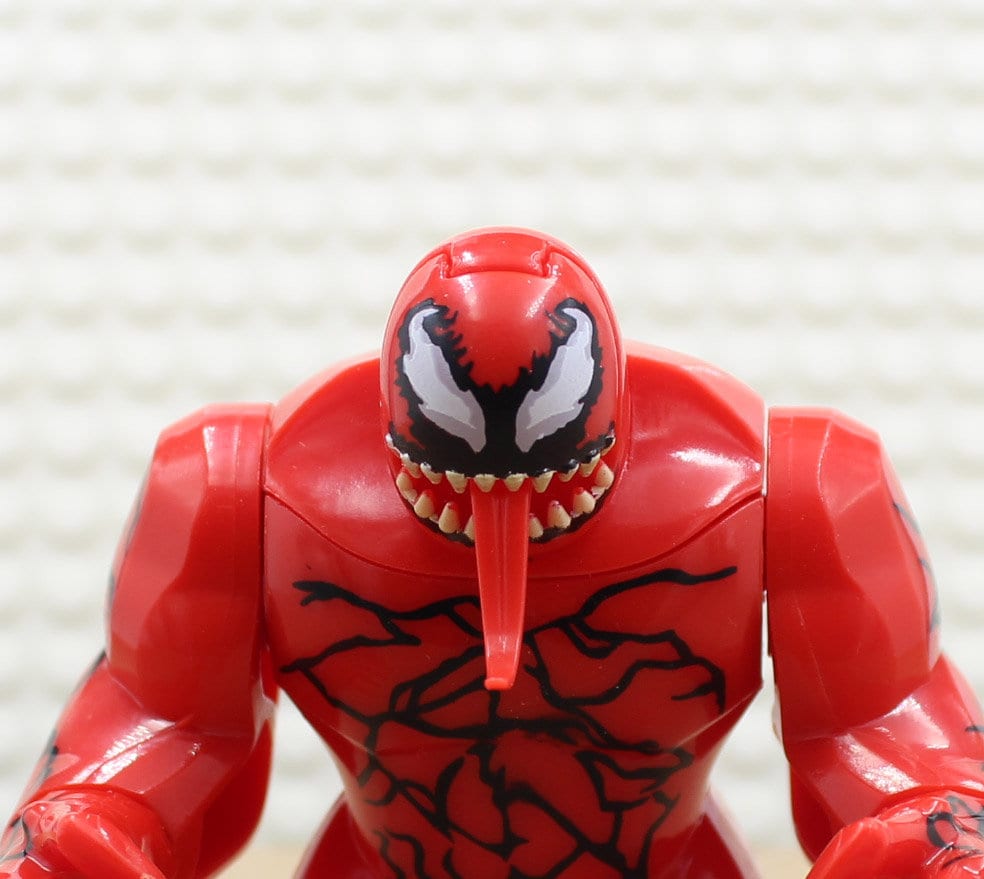 Custom Big Figure Carnage Bigfig Mini-figure for Venom Super Hero Comic ...