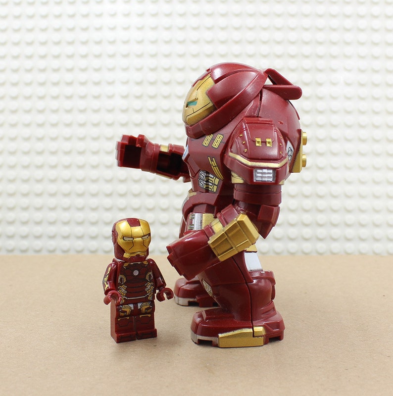 Custom Big Figure Hulkbuster Bigfig With Iron Man Mini-figure for ...