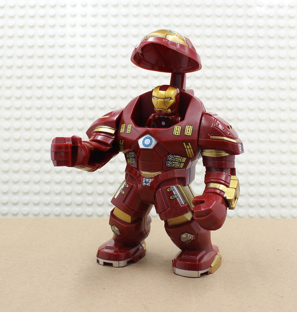 Custom Big Figure Hulkbuster Bigfig With Iron Man Mini-figure for ...