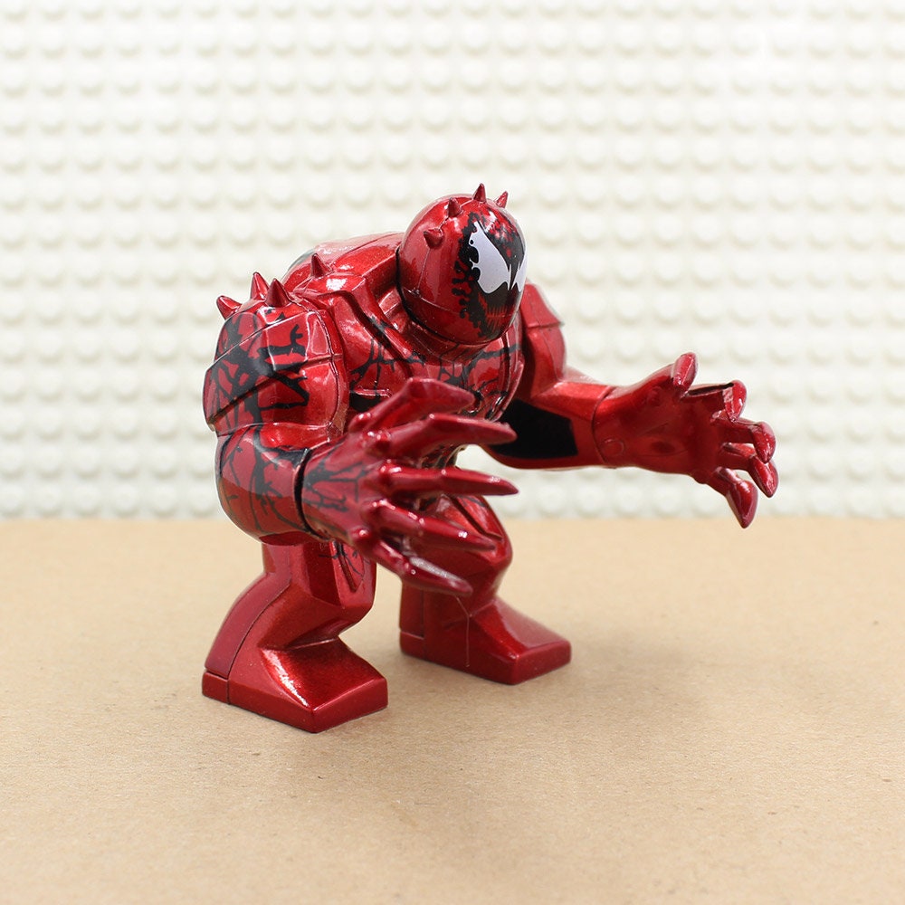 Custom Big Figure Carnage Bigfig Mini-figure for Avengers Super Hero ...