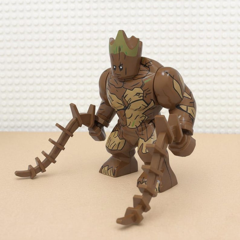 Custom Big Figure Groot Bigfig Mini-figure for Avengers Super Hero ...