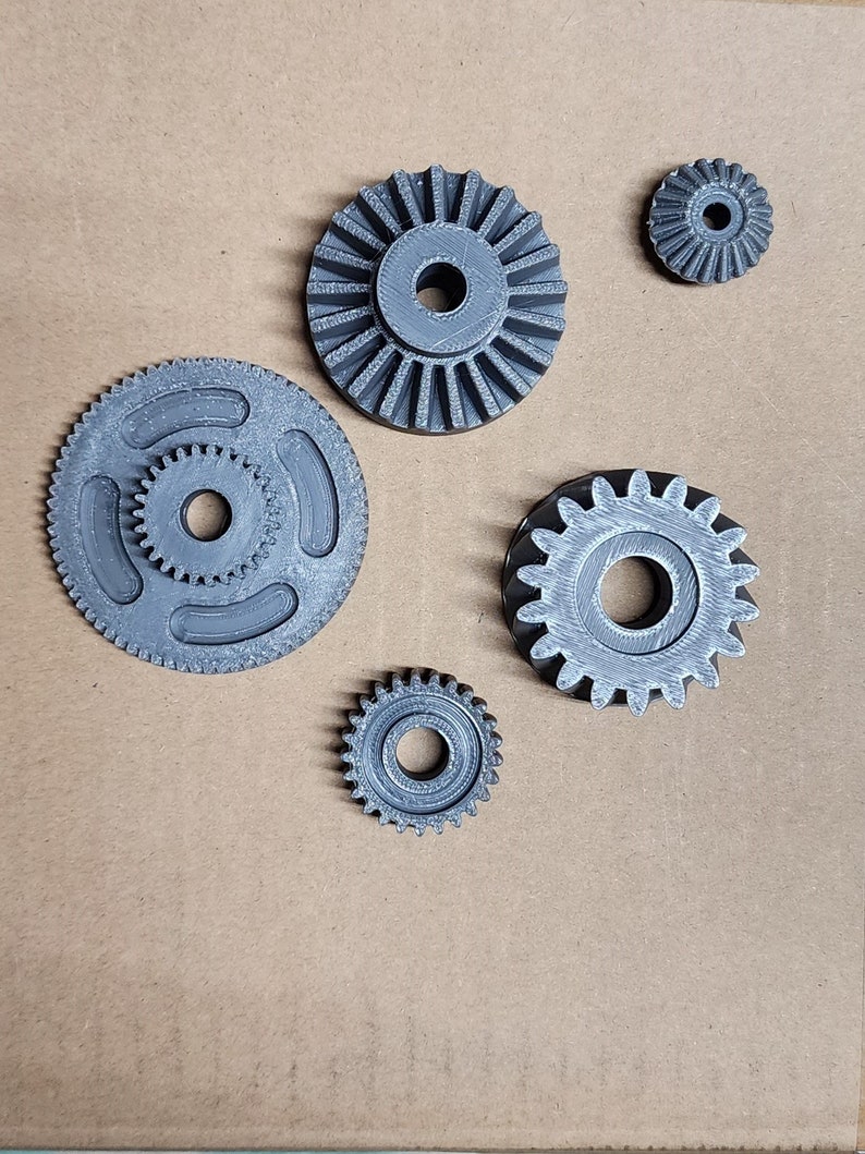 3d Printed Gears in PLA, PETG, ASA, Nylon or Carbon Fiber Additive ...