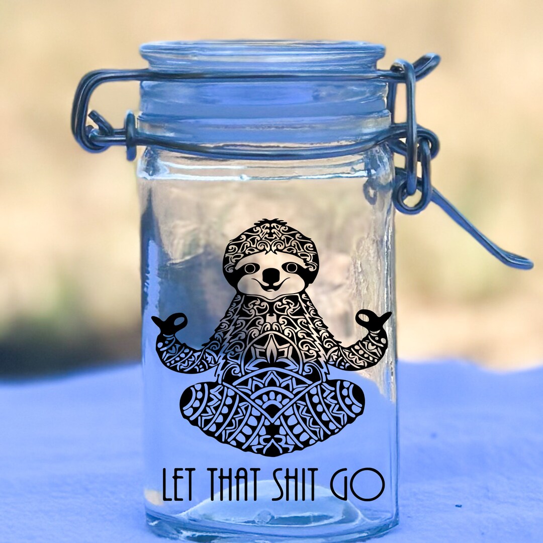 Stash Jars, Sloth Stash Container, Weed Jar, Marijuana Storage, Cute ...