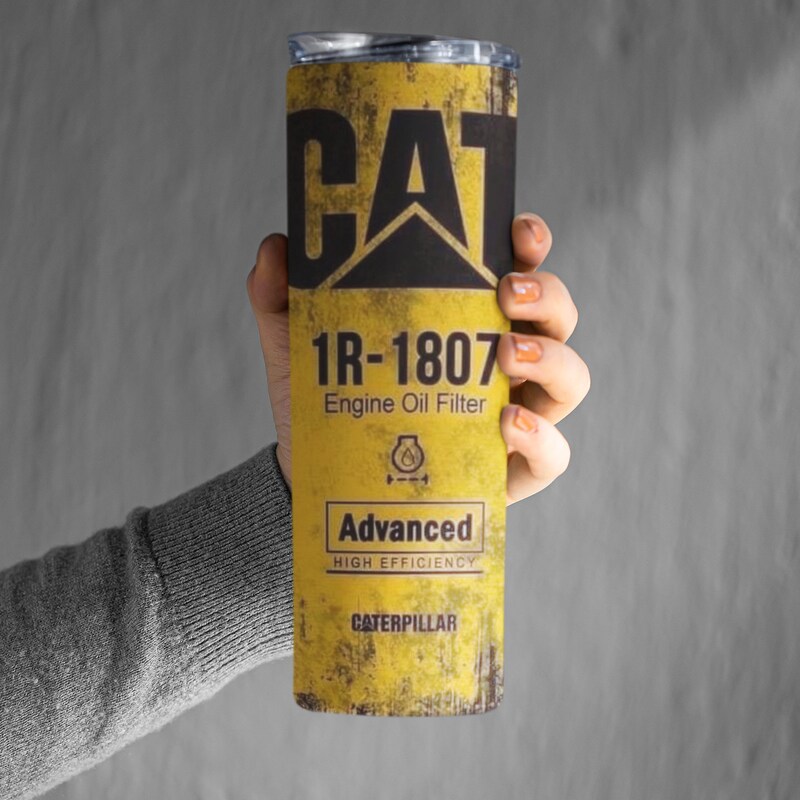 Cat Oil Filter Tumbler - Etsy