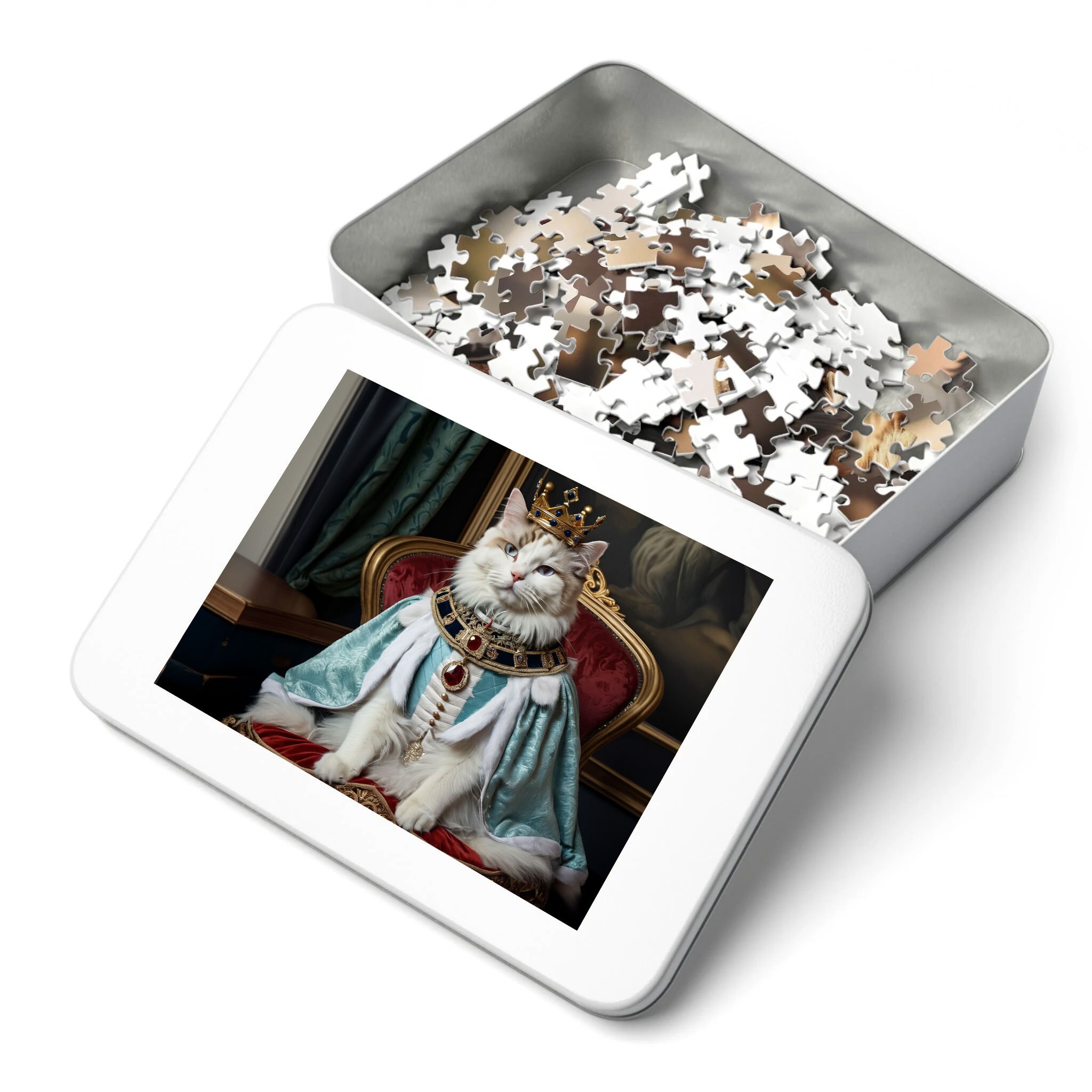 10 Custom Queen Pet Portraits Posters, Framed Prints, and Puzzles of ...