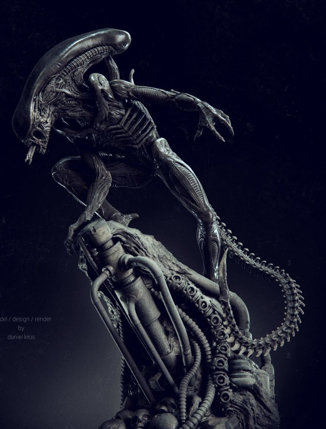 Alien Xenomorph, High Quality Stl Files, 3d Printer Stl Files, 3d Stl ...