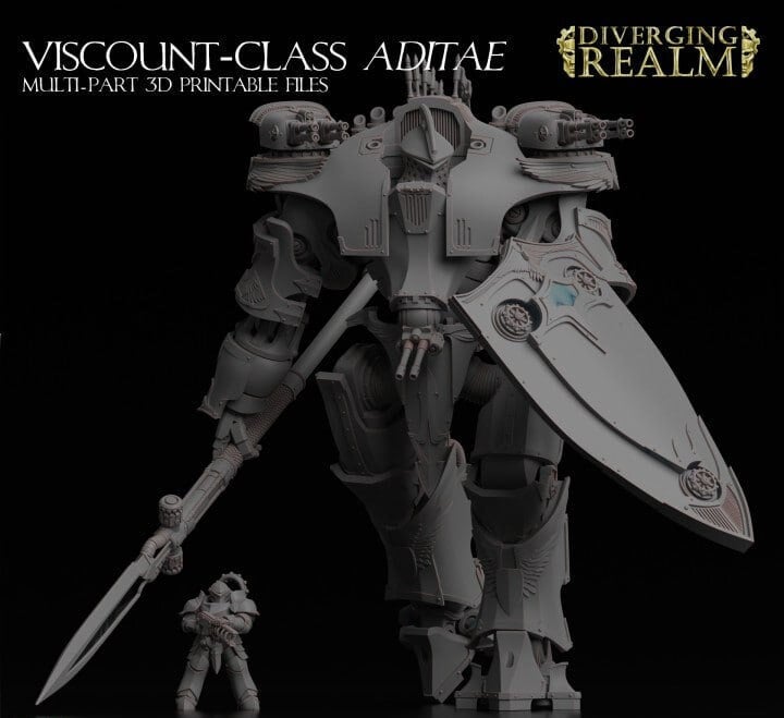 Grey Knight Titan High Quality Stl Files 3d Printer Stl Files 3d Stl