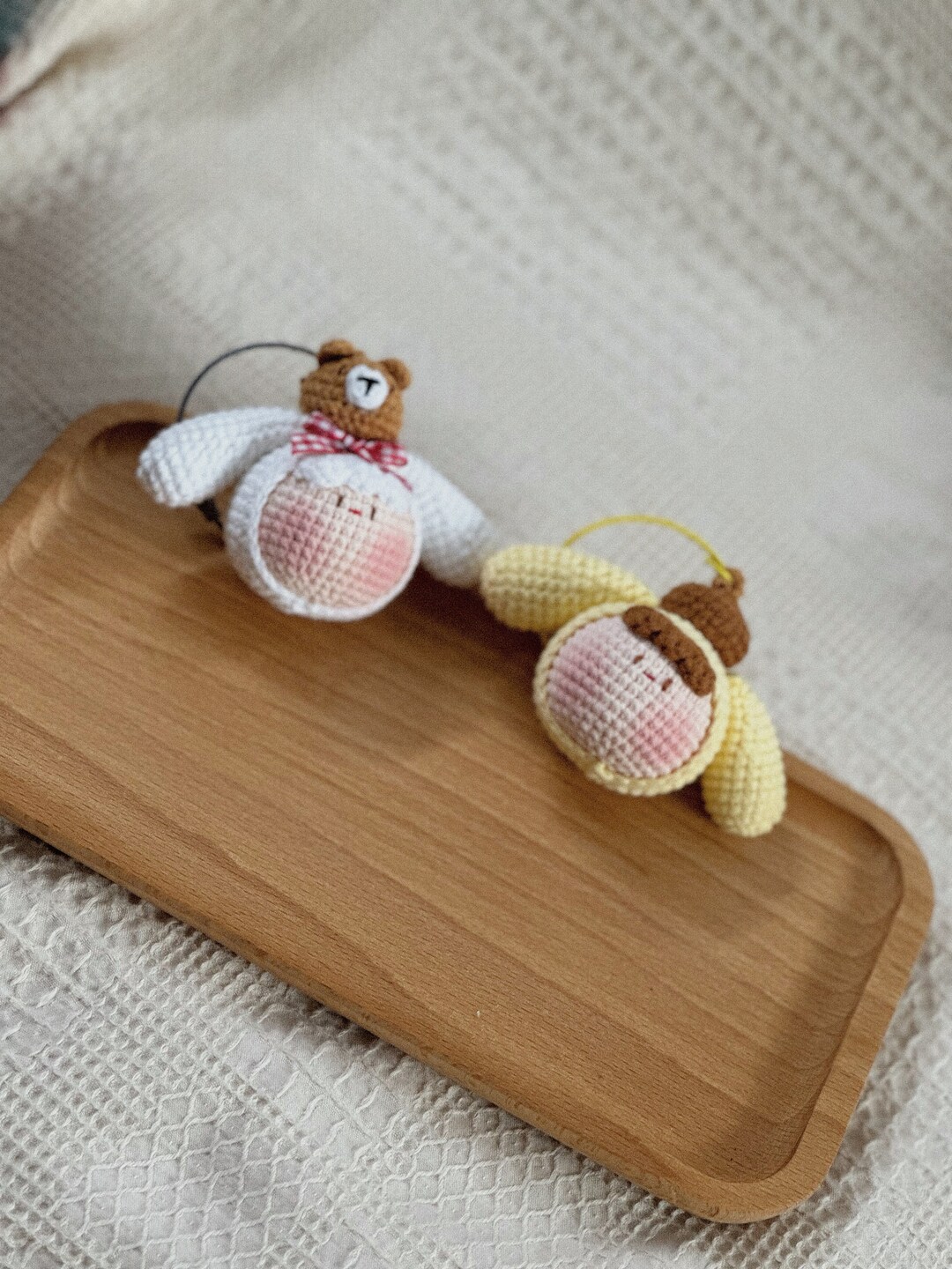 Finished Product Crochet Doll Keychain Adorable Gift Idea Handmade ...