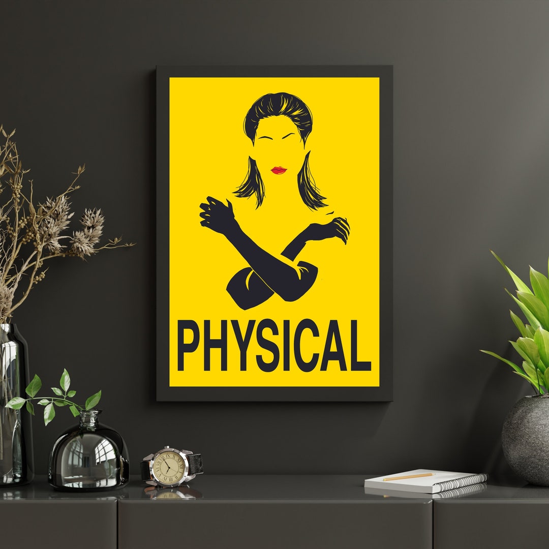 PHYSICAL Printable Wall Art, Illustration Wall Art, Vibrant Wall Art ...