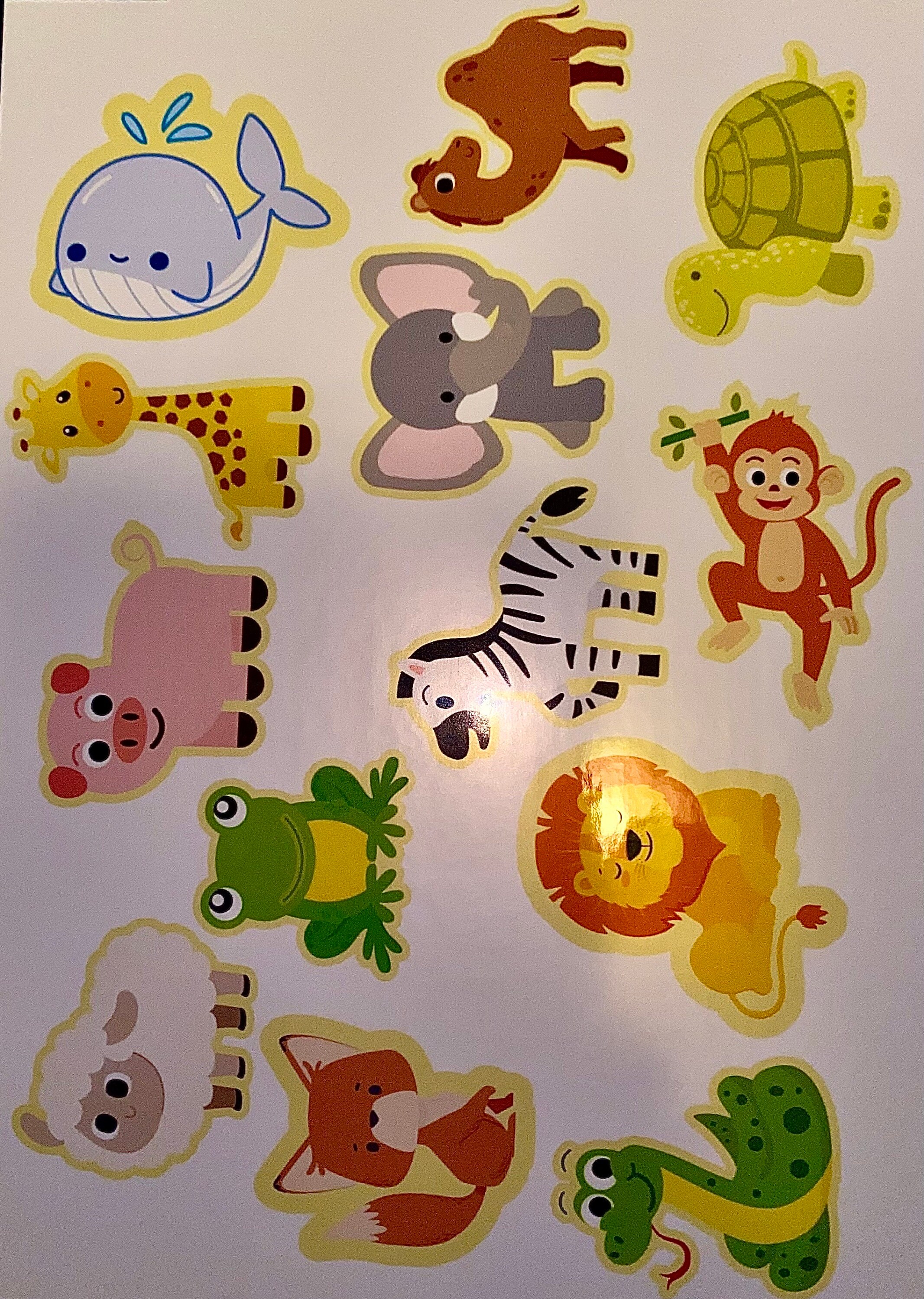 Super Cute Animal Stickers - Etsy