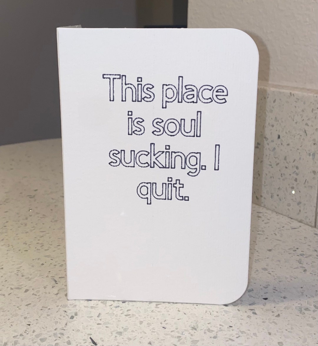 Resignation Greeting Cards - Etsy