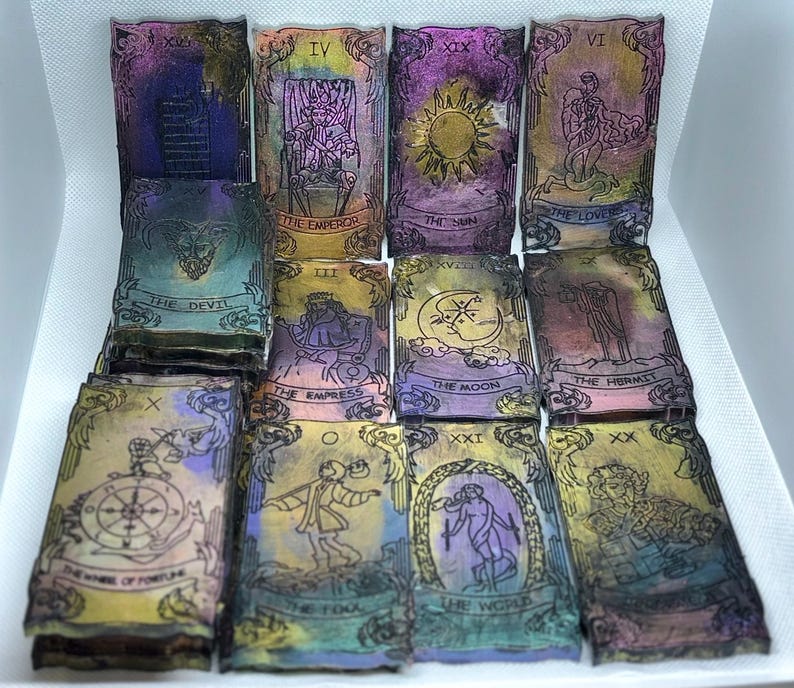 Handcrafted Tarot Deck - Etsy
