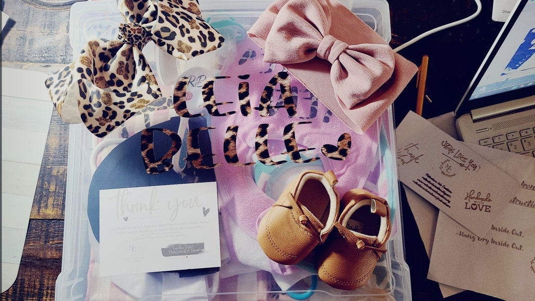 Monogrammed/personalized Baby Boxes - Etsy
