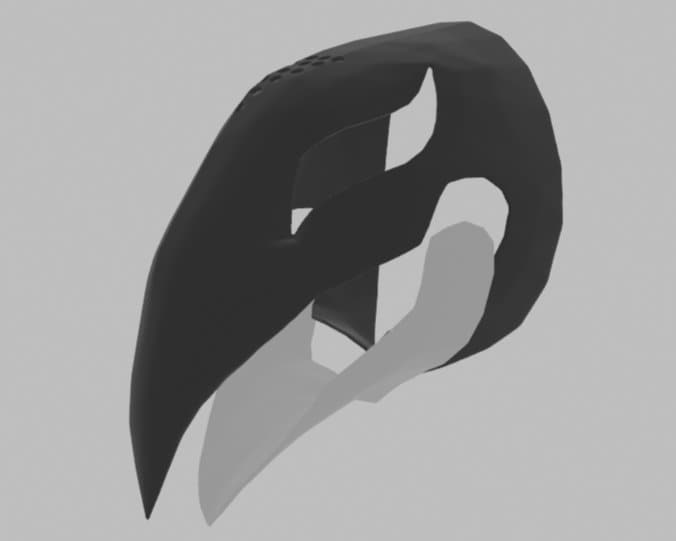 Kendo Rappa Mask Fanart Face Shell 3D Model STL - Etsy