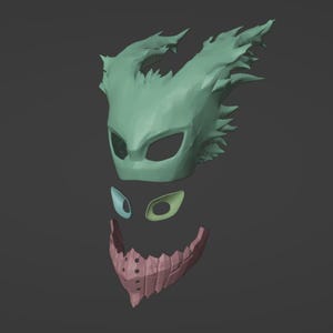Vigilante Deku Mask STL 3D Print Files Fanart - Etsy New Zealand