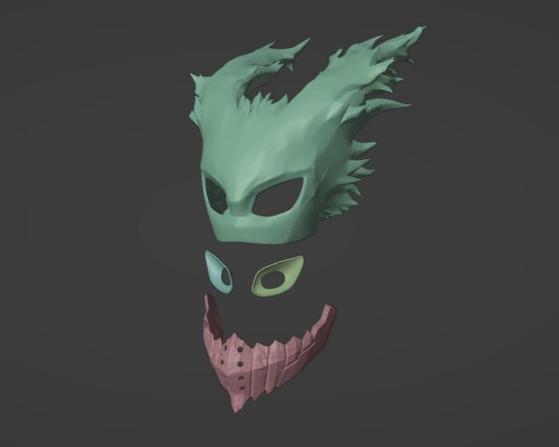 Vigilante Deku Mask STL 3D Print Files Fanart - Etsy Canada