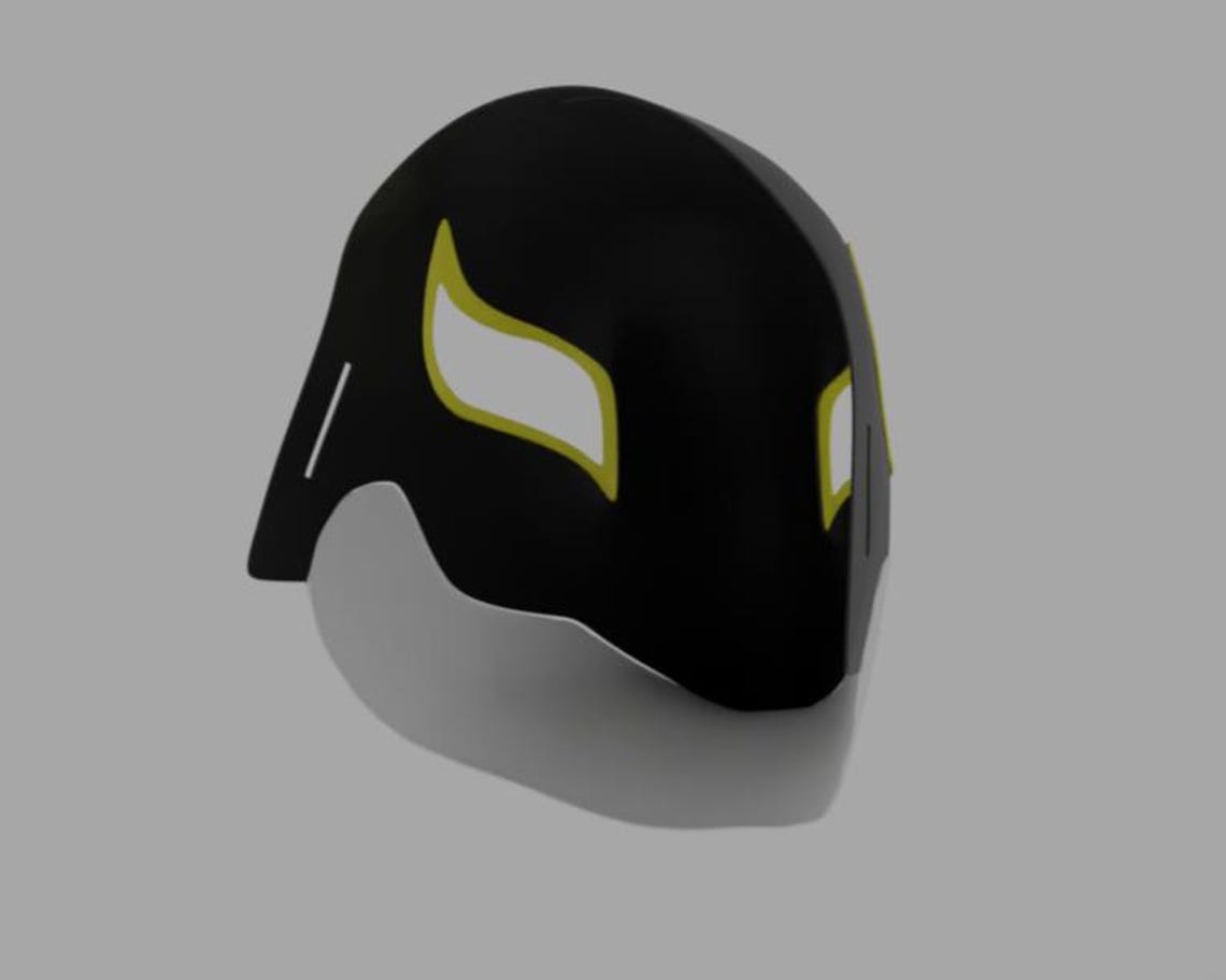 Kendo Rappa Mask Fanart Face Shell 3D Model STL - Etsy