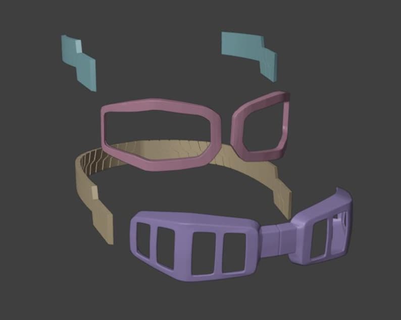 Aizawa Eraser Head Goggles STL 3D Print Files Fanart - Etsy