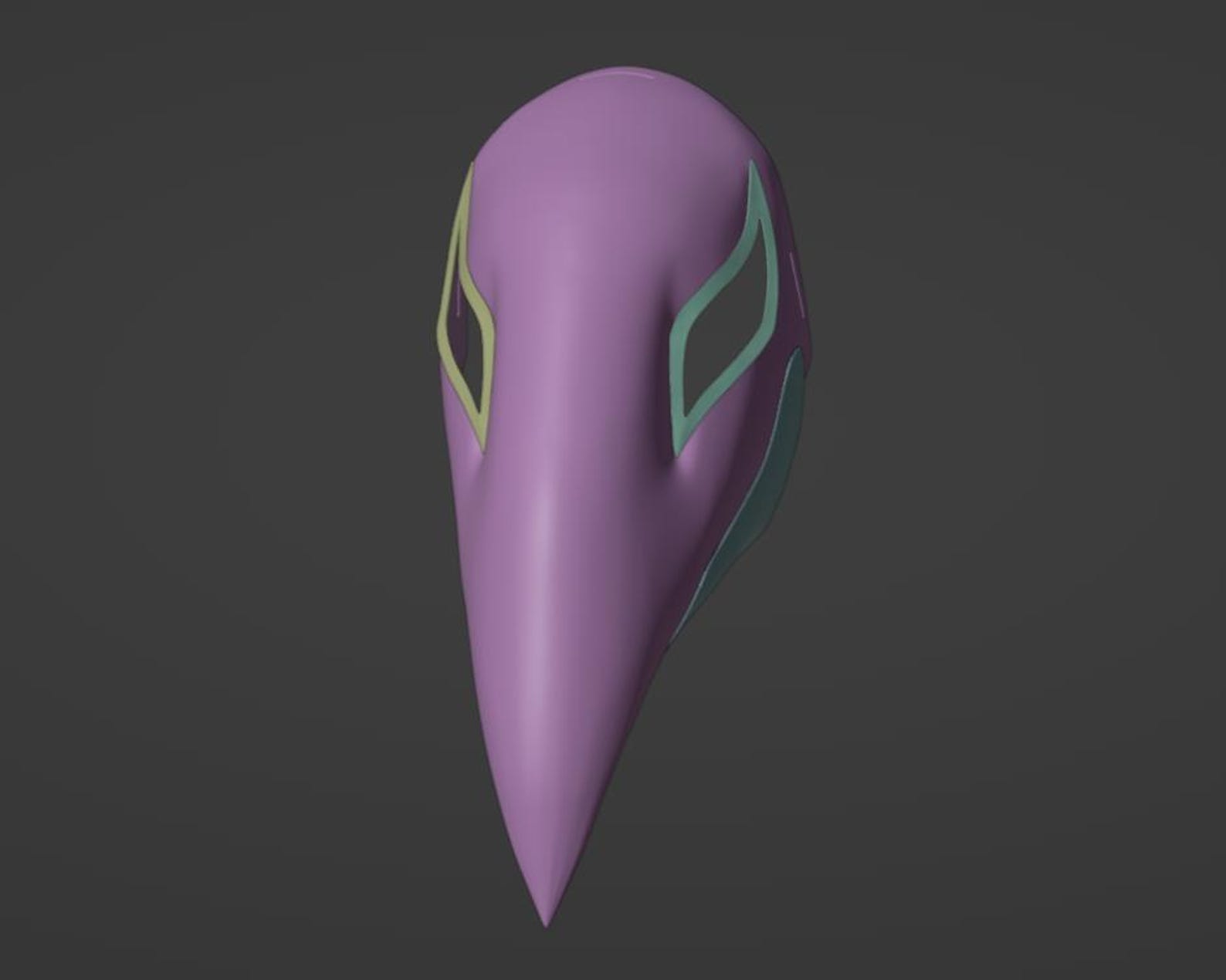 Kendo Rappa Mask Fanart Face Shell 3D Model STL - Etsy