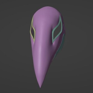 Kendo Rappa Mask Fanart Face Shell 3D Model STL - Etsy