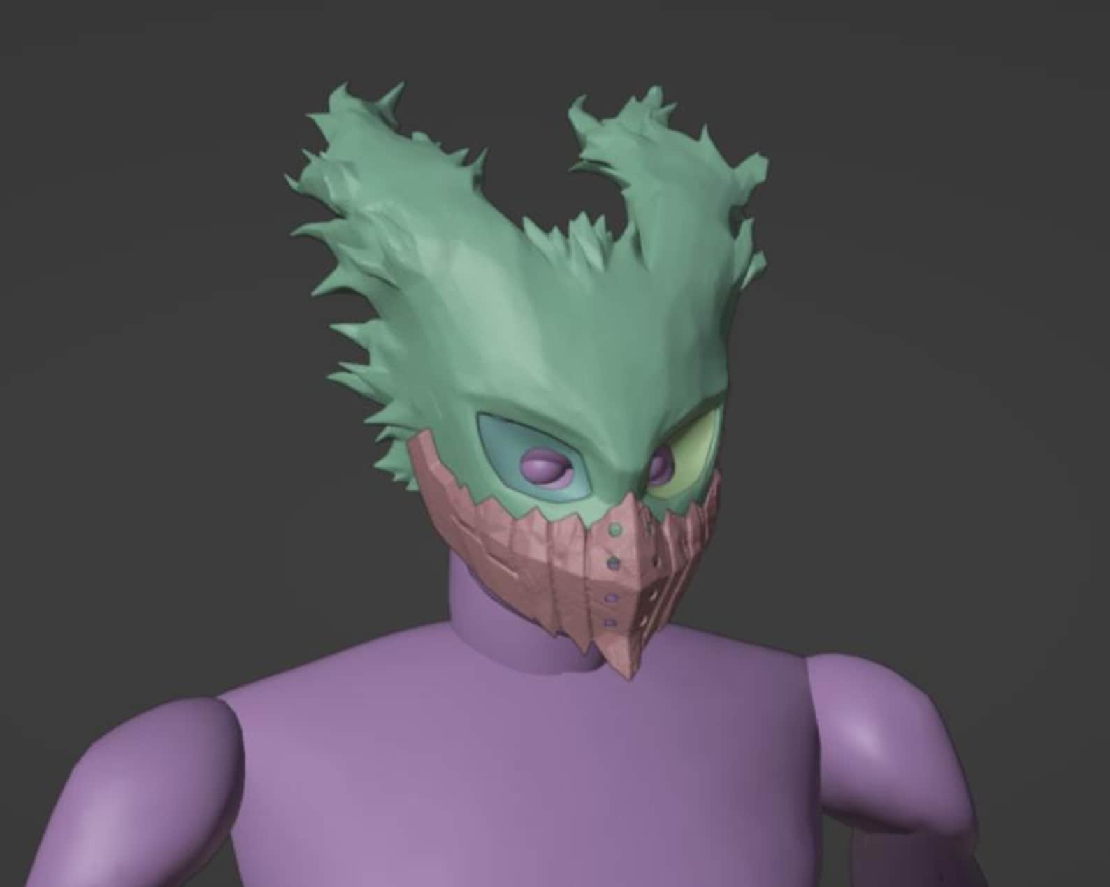 Vigilante Deku Mask STL 3D Print Files Fanart - Etsy Canada