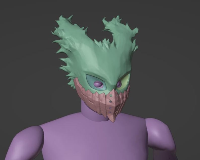 Vigilante Deku Mask STL 3D Print Files Fanart - Etsy Australia