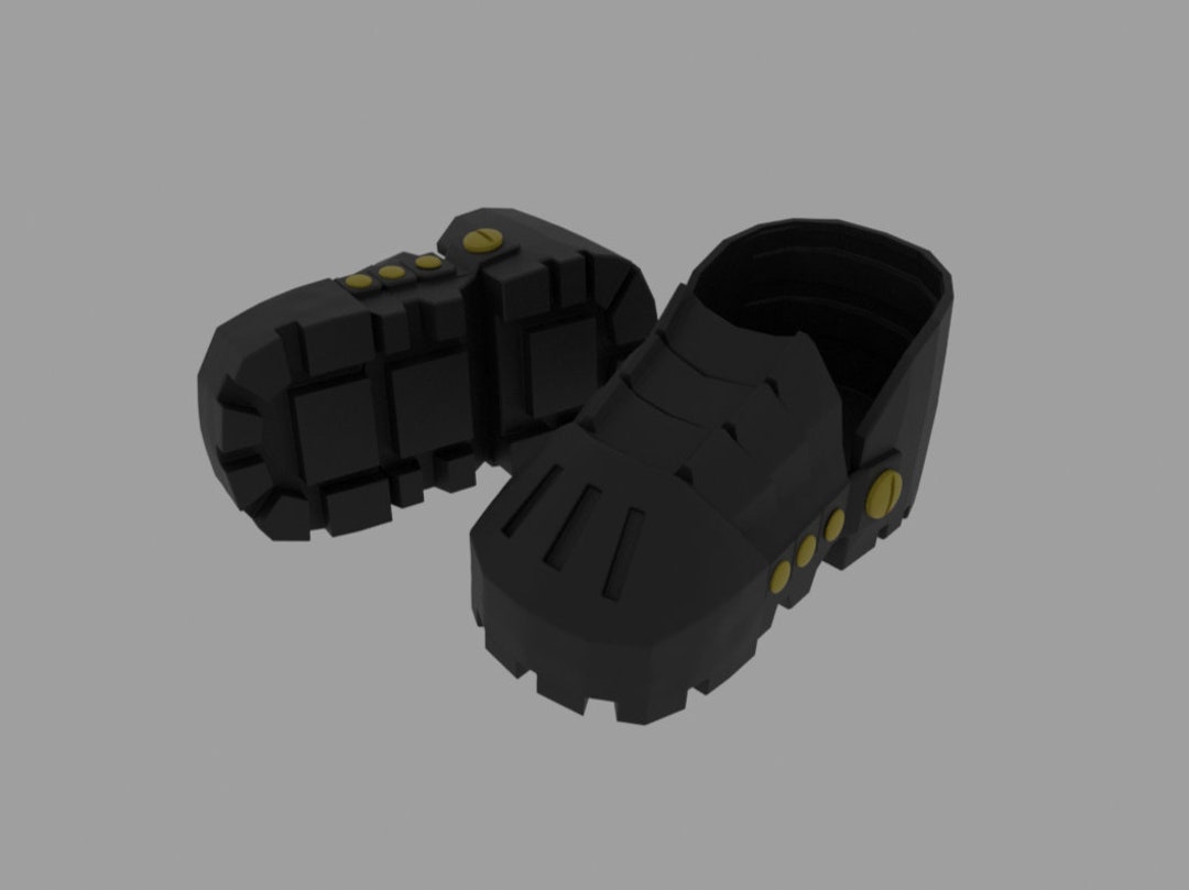 Iron Soles Stl 3d Print Files Fanart Etsy