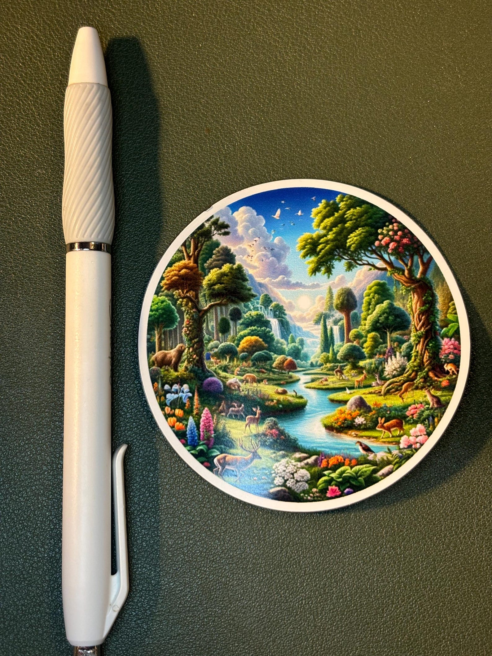 Garden of Eden Magnet 3"x3" - Etsy