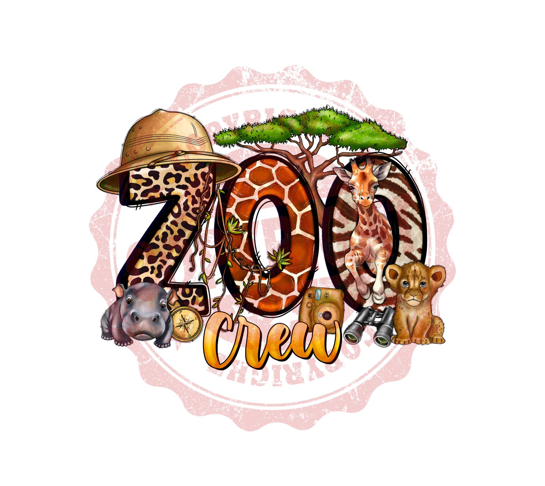 Zoo Crew Love Animals PNG - Etsy