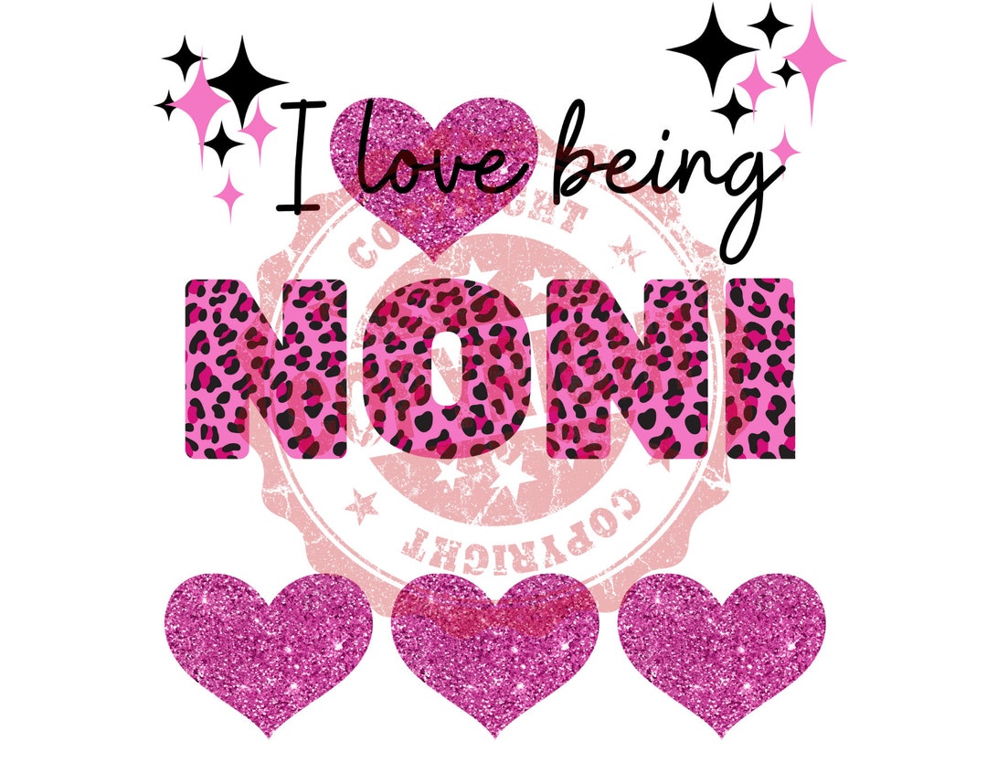 I Love Being Noni Shirt PNG - Etsy