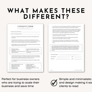 Microdermabrasion Consent Form, Editable Facial Consent Form, Beauty Forms, Esthetician Business ...