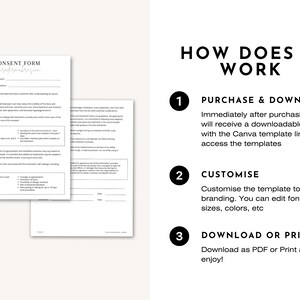Microdermabrasion Consent Form, Editable Facial Consent Form, Beauty ...
