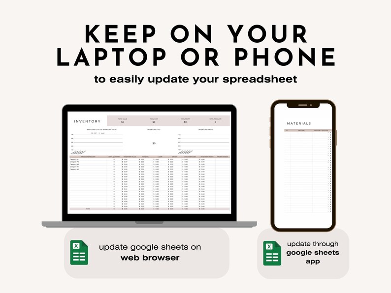 Inventory Tracker Spreadsheet Business Inventory Template Google Sheets ...