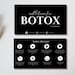 Botox Aftercare Card Template I Printable Aftercare Card Template I ...