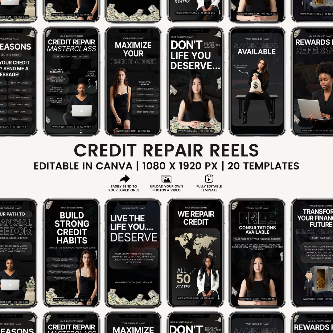 Credit Repair Instagram Reels, Credit Repair Marketing, Credit Repair ...