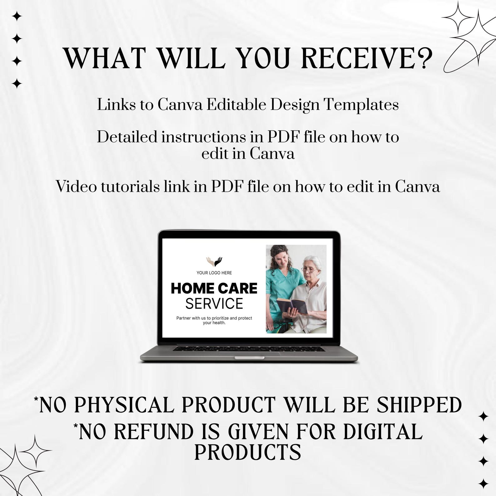 Home Care Service Business Card, Editable Home Care Business Card ...