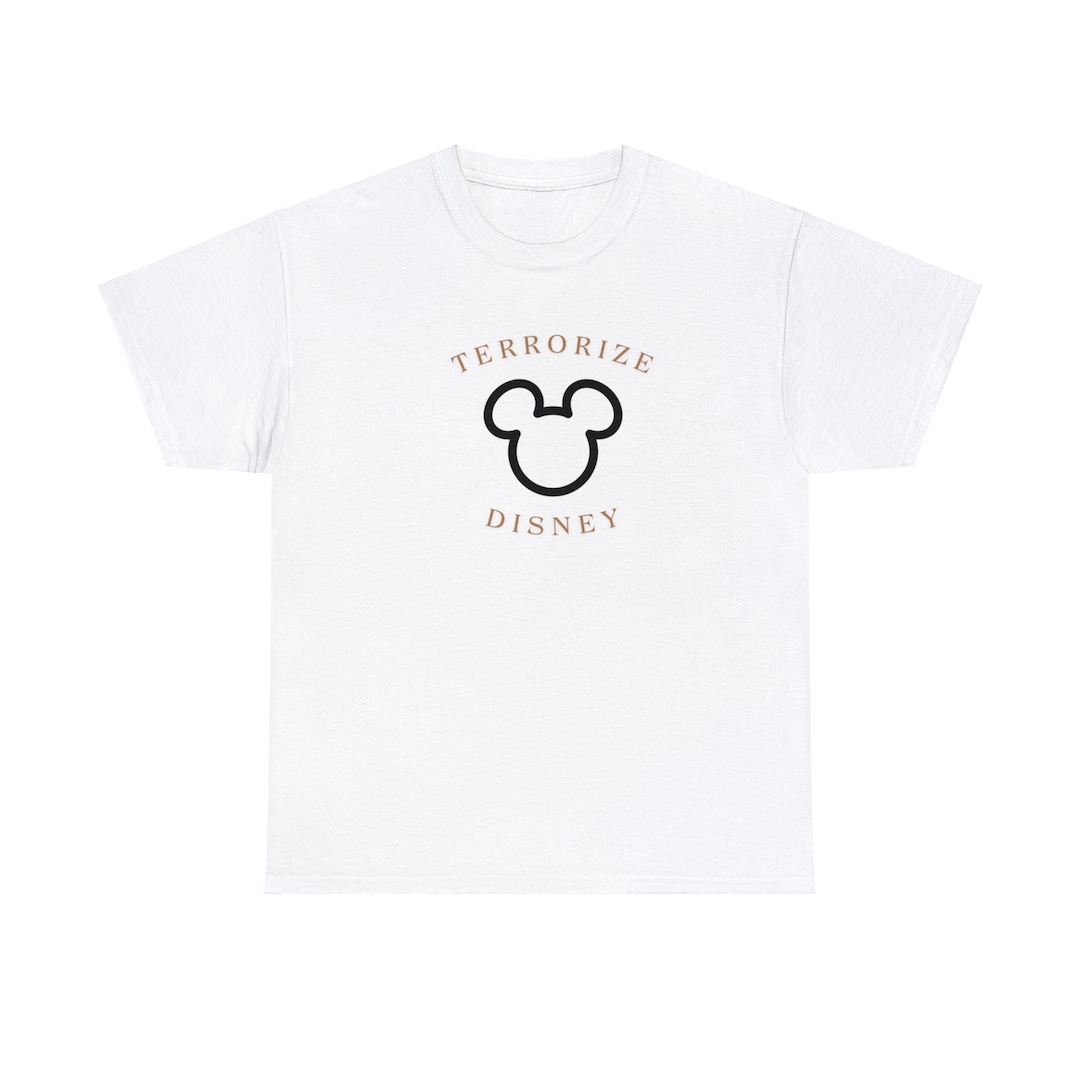 Terrorize Disney, Offensive Meme, Funny Tee Shirt, Plus Sizes, Disney ...
