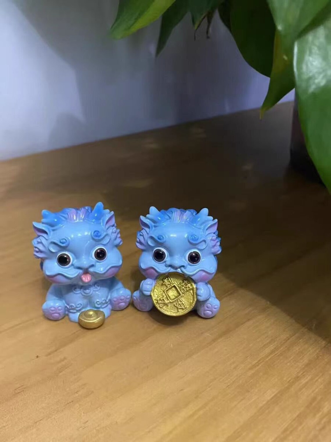Prosperity Duo: Adorable Pixiu Feng Shui Decor for Wealth and - Etsy